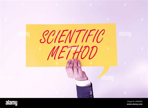 Text Caption Presenting Scientific Methodprinciples Procedures For The