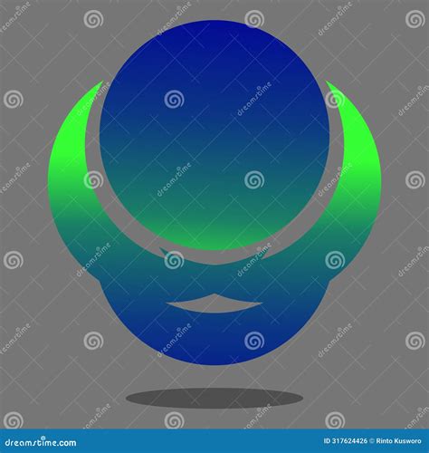 Circle Gradient Color Logo Unity Sign Stock Vector Illustration Of