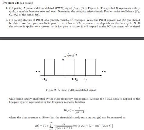 Solved Problem Points Points A Pulse Width Chegg