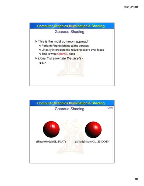 7 Illumination And Shading Computer Graphics Pdf