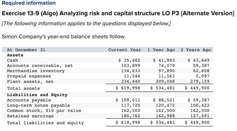 Solved Exercise 13 9 Algo Analyzing Risk And Capital