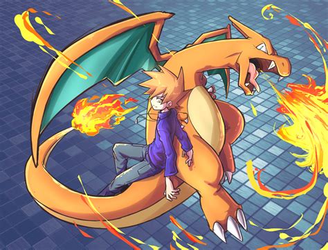 Blue Oak And Charizard Pokemon And 1 More Drawn By Tsunamihisoka