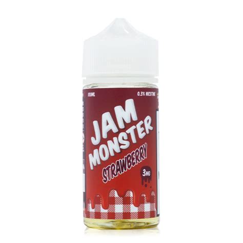 Strawberry By Jam Monster E Liquid 100ml Vapor Empire