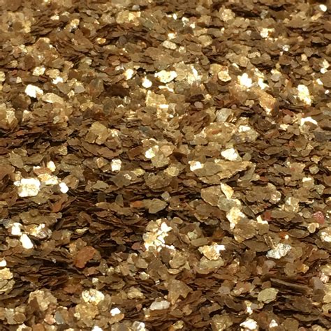 Gold Medium Mica Flakes Fauxbykathy