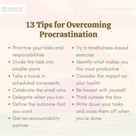 24 Tips For Overcoming Procrastination