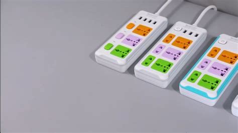 U S Plug Socket Power Extension 4 Ports USB Socket Extension Socket With 2M 5M Extension Cords