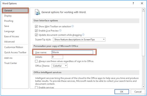 How To Change The Author Name For Comment In Word