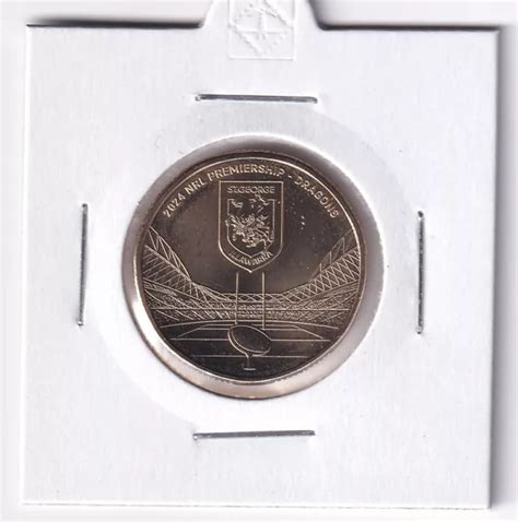 Australian 2024 1 Nrl Rugby St George Illawarra Dragons Unc Coin