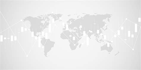 주식 시장 투자 거래의 캔 들 스틱 그래프 차트 주식 시장 데이터입니다 그래프의 추세 합니다 주식 시장 교환입니다 벡터 일러스트 레이 션 개념에 대한 스톡 벡터 아트 및