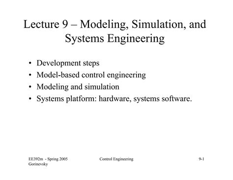 Solution 14 Lecture 9 Modeling Simulation And Systems Engineering