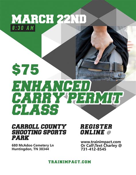 Impact This Class Will Be Re Scheduled First Enhanced Handgun Carry
