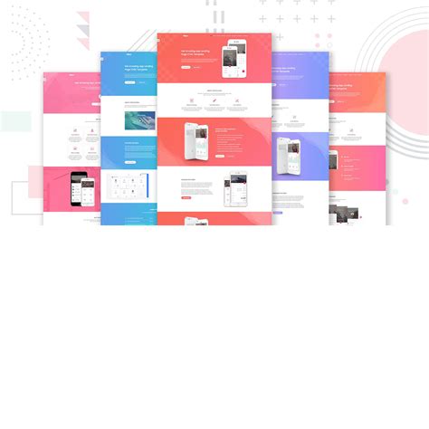 Free Eapp App Landing Page Website Template Masterbundles