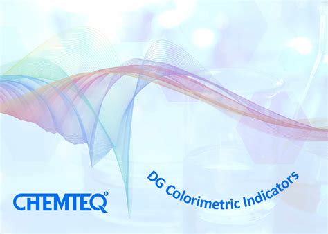 Chemteq Dg Colorimetric Indicators Wide Range Of Chemicals
