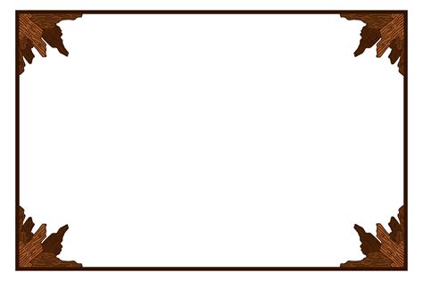 Tree Trunk Ornament Frame Border For Decoration Nature Theme Vector Art At Vecteezy