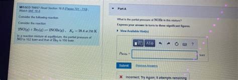 Solved Part B Calculipte Q Sor The Reacteon Express The Chegg Com