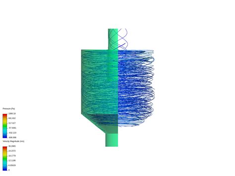 Tutorial Flow Through A Cyclone Seperator By Hhahn Simscale