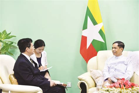 ပြည်ထောင်စုဝန်ကြီး ဦးကိုကိုလှိုင် တရုတ်ပြည်သူ့သမ္မတနိုင်ငံ နိုင်ငံခ