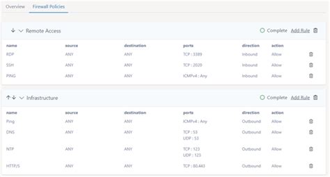 Firewall Policies Ukfast Documentation