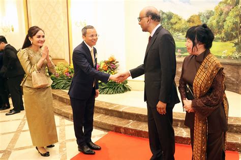 Ambassador Sok Khoeun And Spouse Attend Presidents Annual Diplomatic
