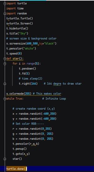Kumar Goswami On Linkedin Python Print Stars In Random Colors