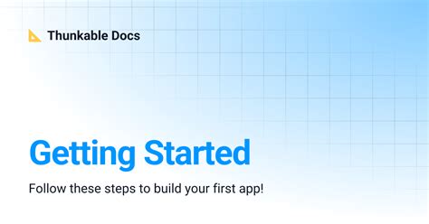 Getting Started Thunkable Docs