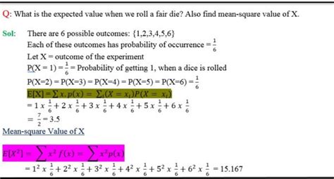 Mean Square Value Of Random Variable EngineersTutor