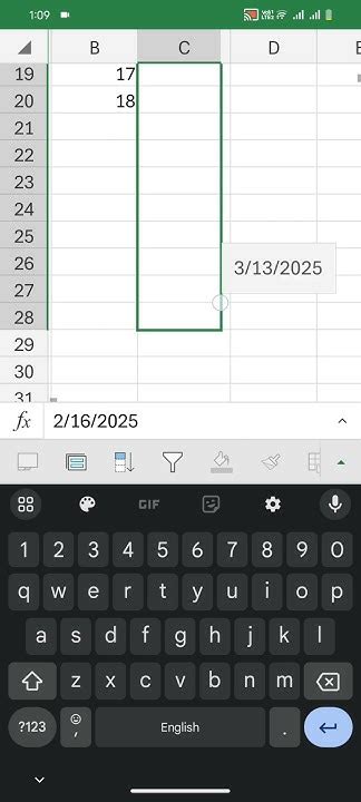 Excel Mobile Quickly Auto Fill Data Excelexceltipsexceltutorialexcelshorts Learnexcel