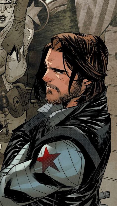 Comics Edits Soldato Dinverno Bucky Arte Marvel Bucky
