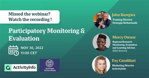 Monitoringandevaluation Participatorymonitoringandevaluation Mande… Activityinfo
