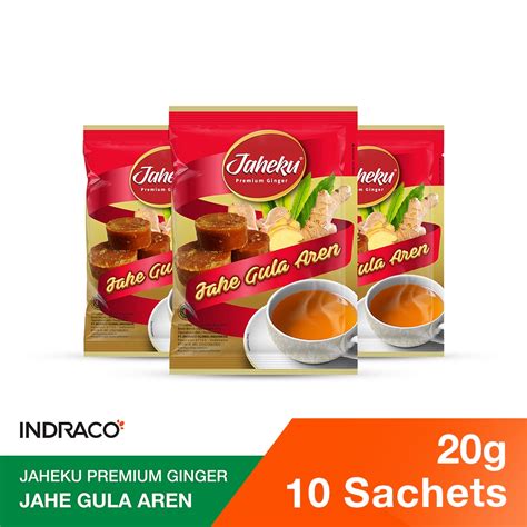 Jual Jaheku Jahe Gula Aren 10 Sachets X 20g Shopee Indonesia