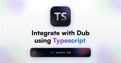 dub typescript sdk dub