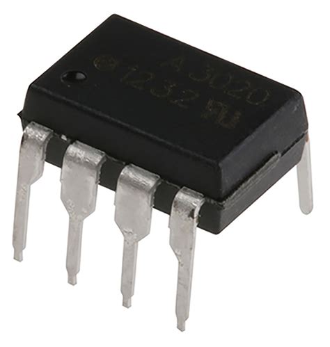 Broadcom Hcpl 3020 Dc Input Transistor Output Optocoupler Through Hole 8 Pin Dip Rs