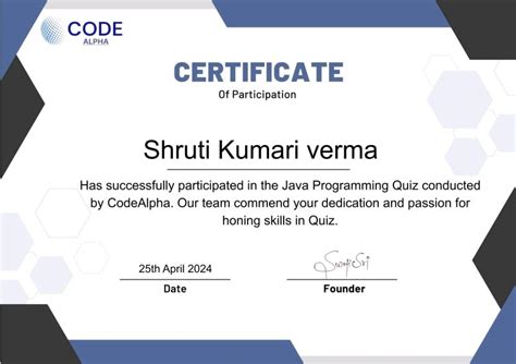 Shruti Kumari V On Linkedin Codealpha Srinath