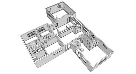 Canvas Is Without Measure 3d Cad Model Of House Using Iphone