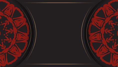 그리스 패턴의 프린트 디자인 엽서 Black 색상을 위한 벡터 템플릿입니다 텍스트 및 장식을위한 장소와 초대 카드의 벡터 준비 0명에 대한 스톡 벡터 아트 및 기타 이미지