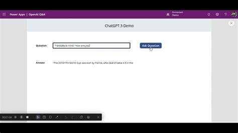 Powerapps And Openai Demo Youtube