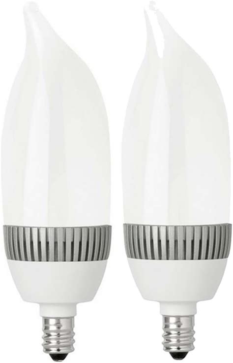 TCP RLDCF W KF LED Frosted Flame Tip Torpedo Watt Equivalent W Bright White K