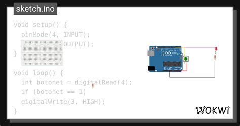 Encendre Un Led Wokwi Esp32 Stm32 Arduino Simulator