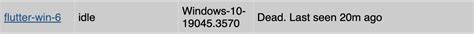 Machine Win 6 Is Dead · Issue 137652 · Flutterflutter · Github