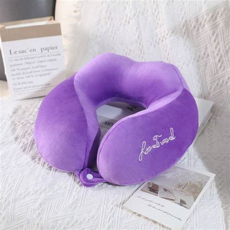 U Shaped Travel Pillow Neck Pillow For Airplanes Ergonomic Memory