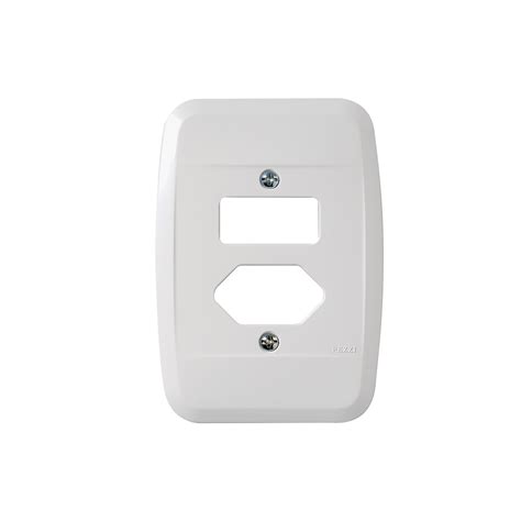 Interruptor Com Tomada Pezzi Embutir Branca Interruptor Simples Tomada 10a