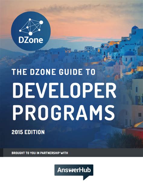 Developer Programs Dzone Research Guides