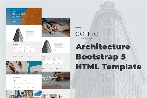 gothic architecture bootstrap5 html template you will get a great outcome by deploying this
