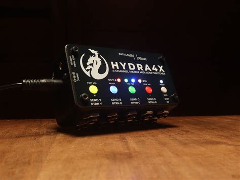 HYDRA4X MIDI Loop Switcher Oscillator Devices