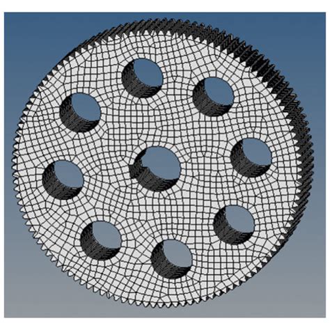 Discrete Element And Finite Coupling Method Total Flow Of Gear