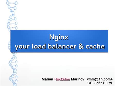 Load Balancing With Nginx Ppt