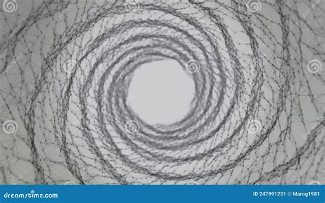 Illustration Of Abstract Network Connection Structure Stock Illustration Illustration Of