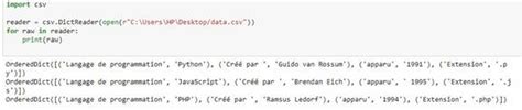 Tutoriel Python Importer Lire Et Modifier Un Fichier Csv Tutoriel Python