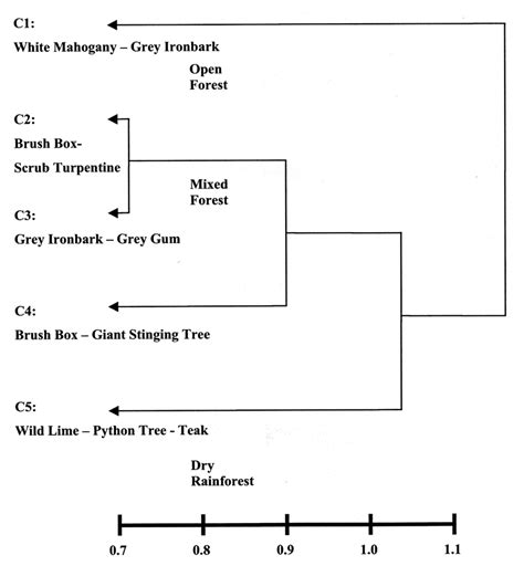 Summary Dendrogram Of The Full Floristic Dataset Of Sites Using The