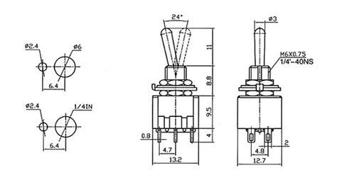 Standard Toggle Switch On Off ICA Manufacturing